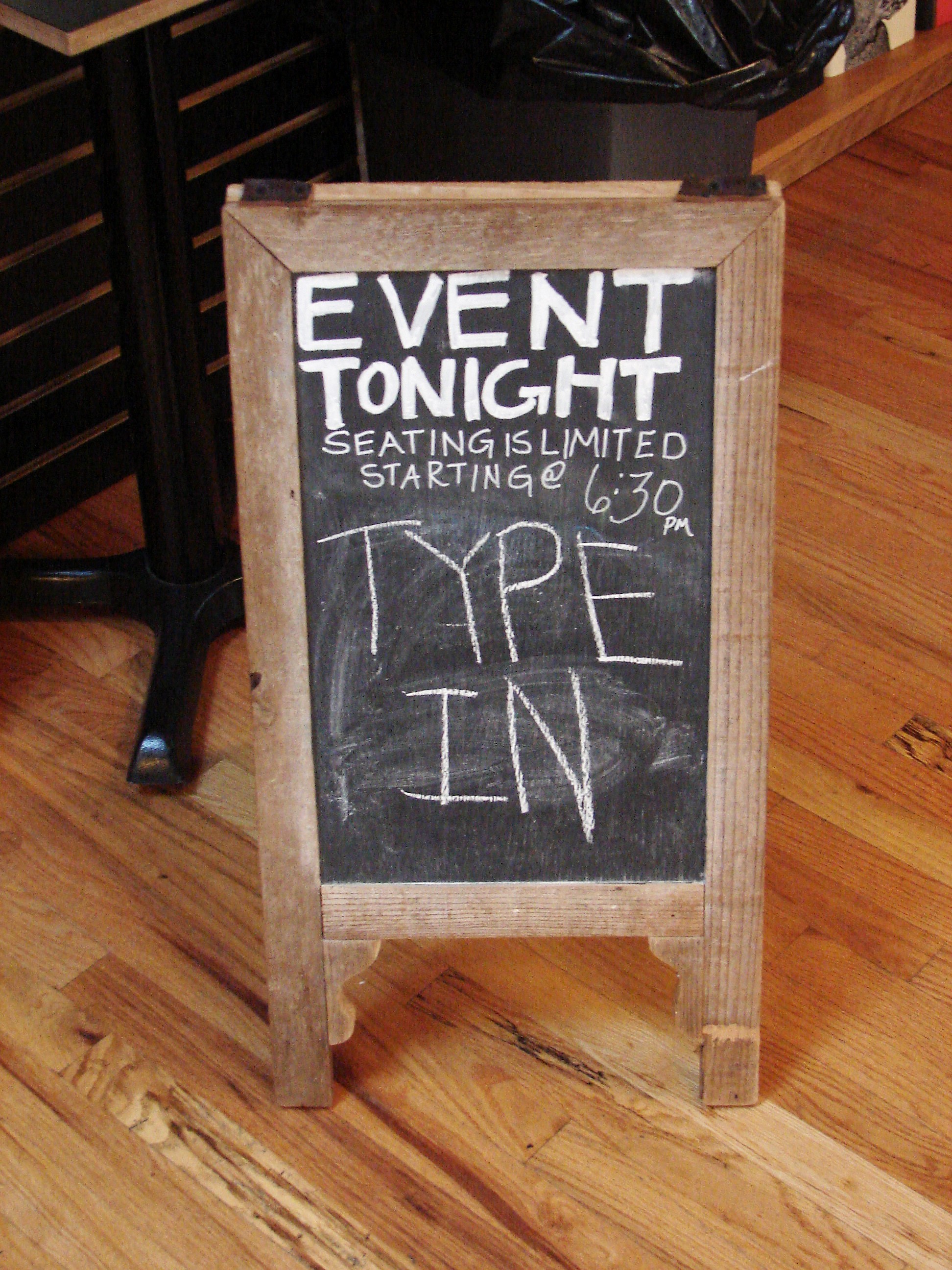 August 5, 2018: Type-In at Literati Bookstore | DoHaeng Michael Kitchen